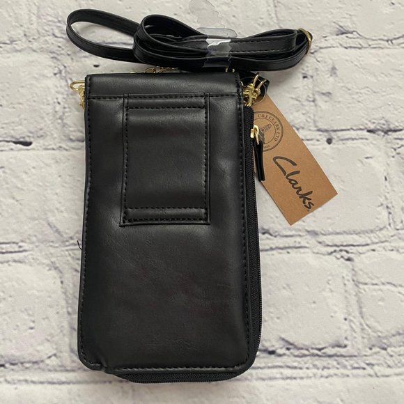 Clarks | Bags | Clarks Black Wallet | Poshmark